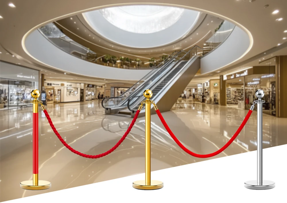 Stainless Steel Metal Waiting Lines Queues Traffic Line Barrier Control ...
