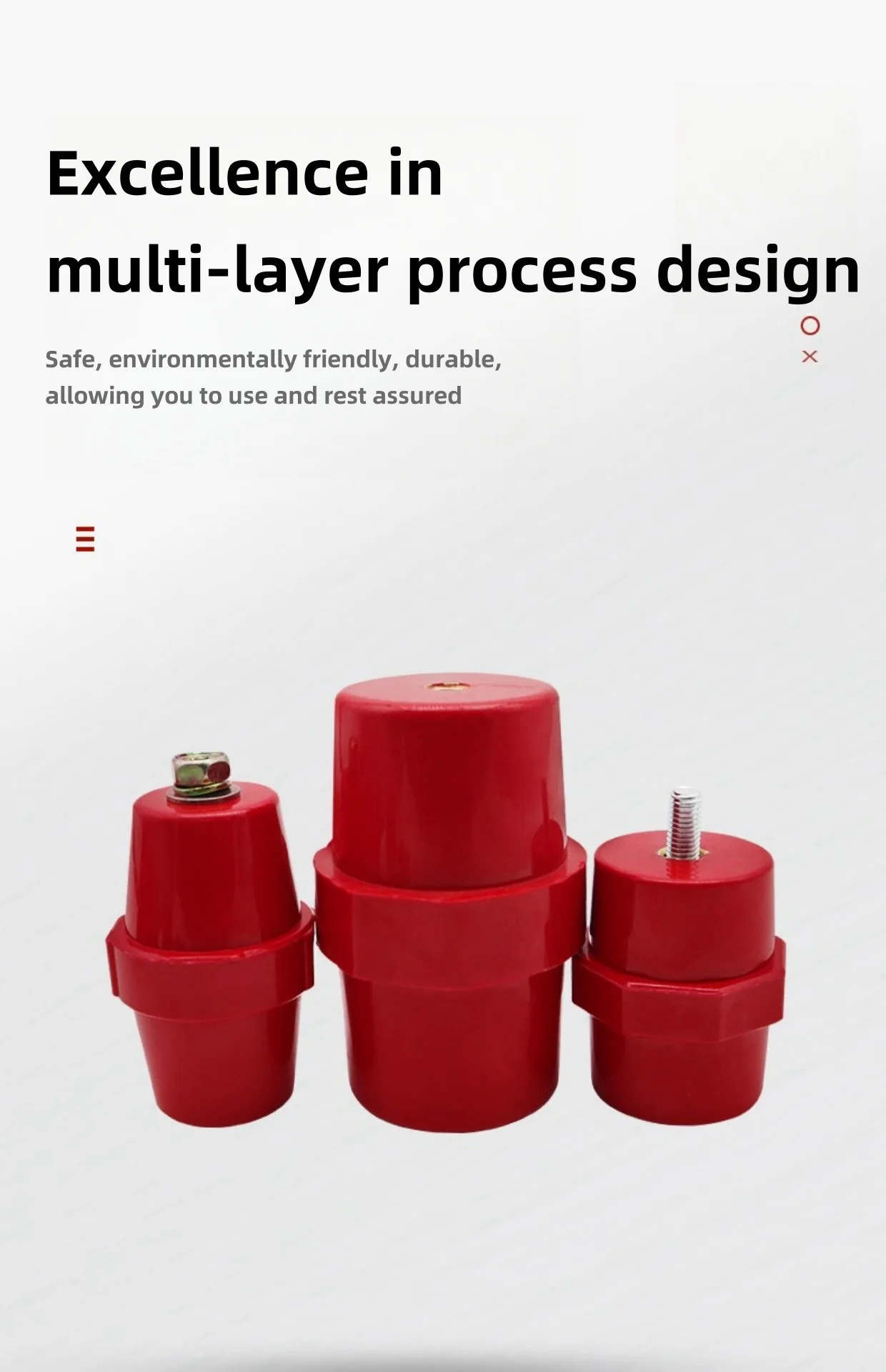 Sm Series Low Voltage Busbar Insulator For Distribution Box Switchgear ...