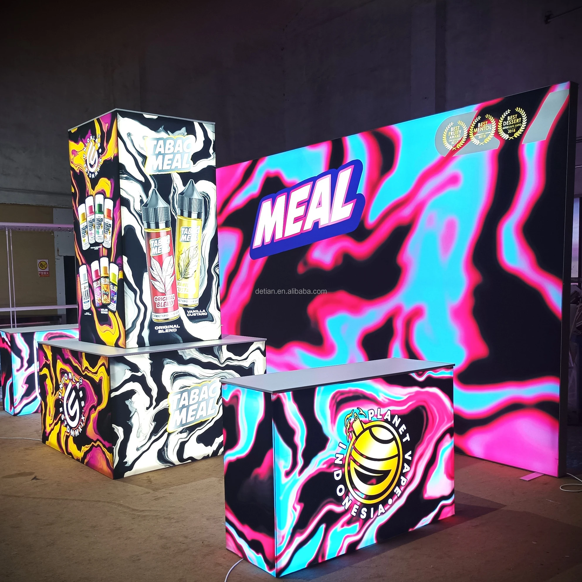 High Quality Frameless LED Backdrop Light Box Display