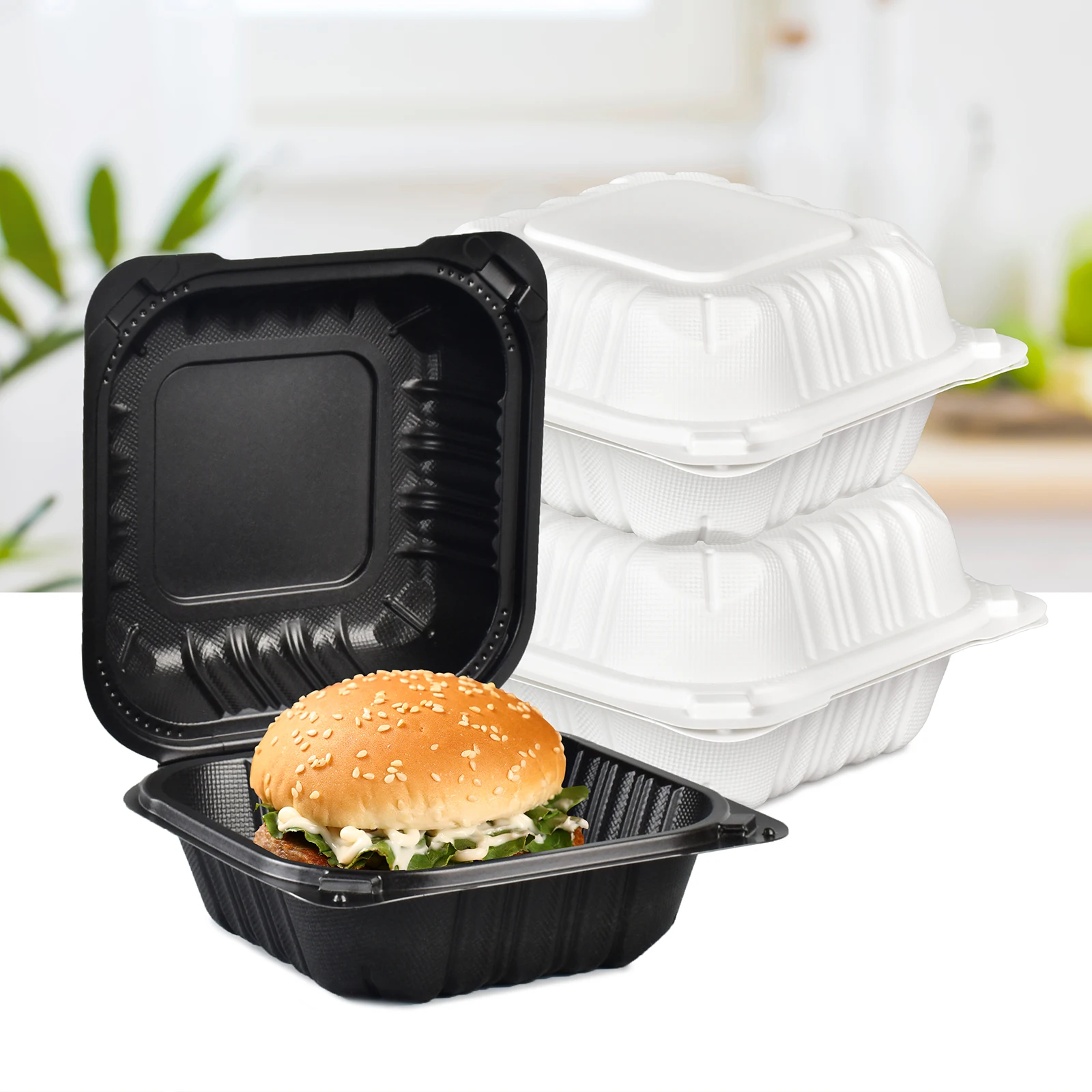 Disposable Container Burger Hamburger Box - Buy Packing Burger Box ...