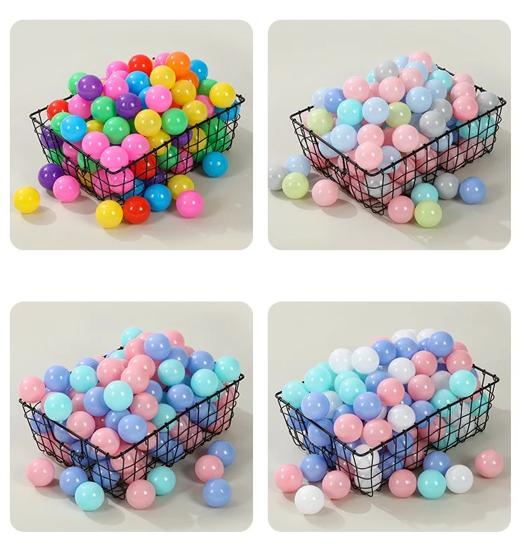BPA Free Crush Proof Plastic Kids Fun Play Ball Colorful Ocean Ball ...