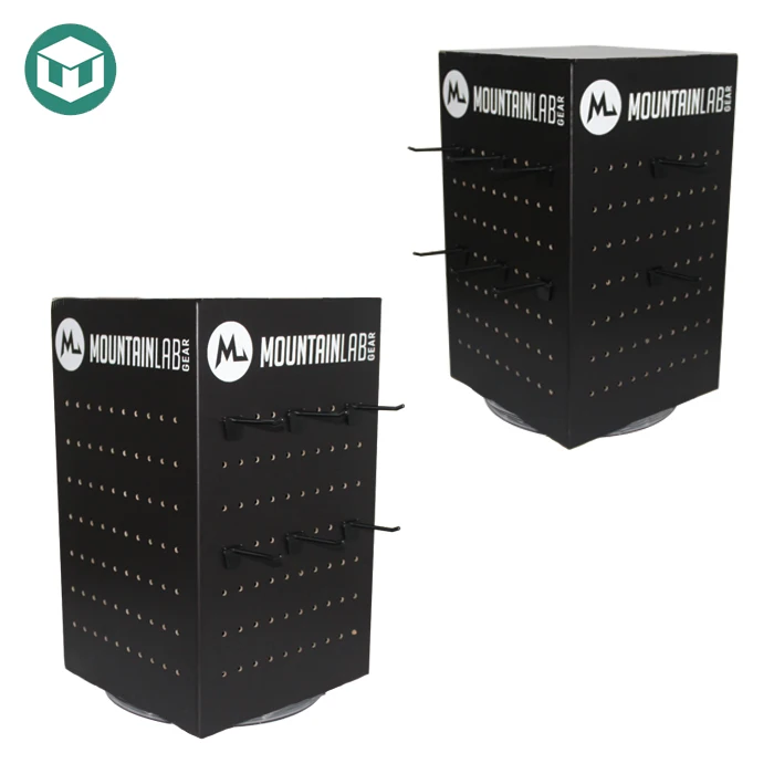 Elegant 4-Sided Rotating Earring Display Stand - Customizable