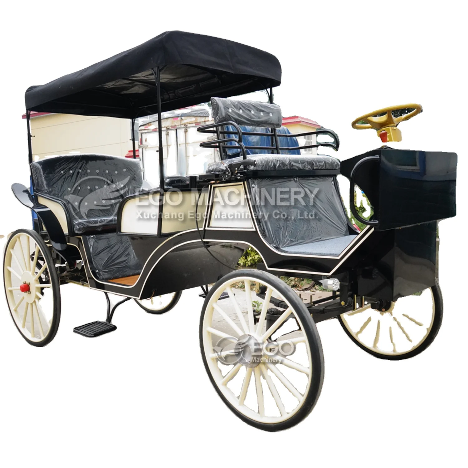 Electric vehicle Horseless carriage Wedding sightseeing carriage for ...