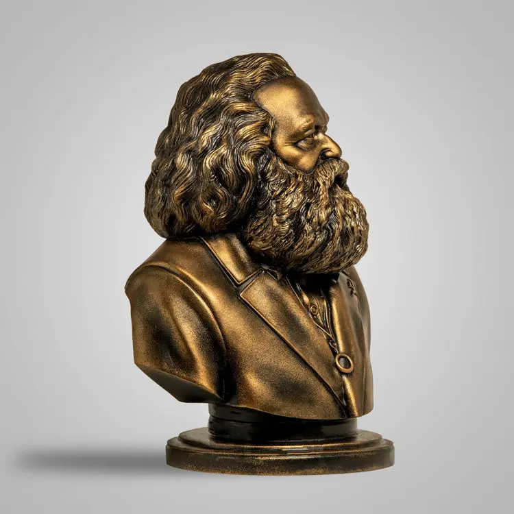 Lifesize Famous People Sculpture - Karl Marx Bust Statues