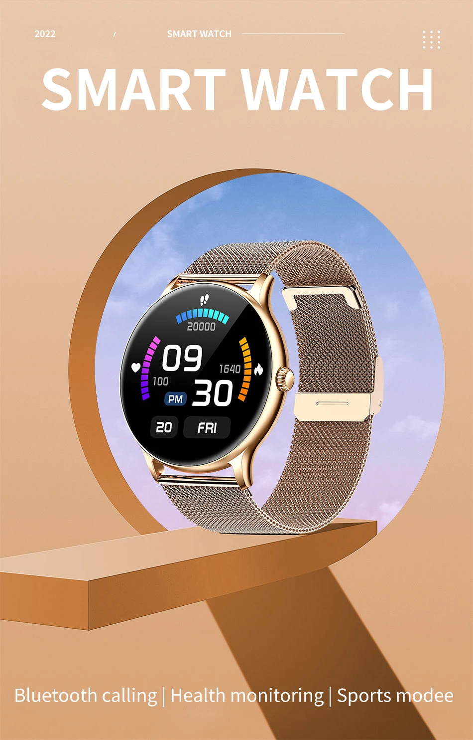 The Latest Men's and Women's V33 Smart Watch Ip68 Waterproof Touch 1.09 ...