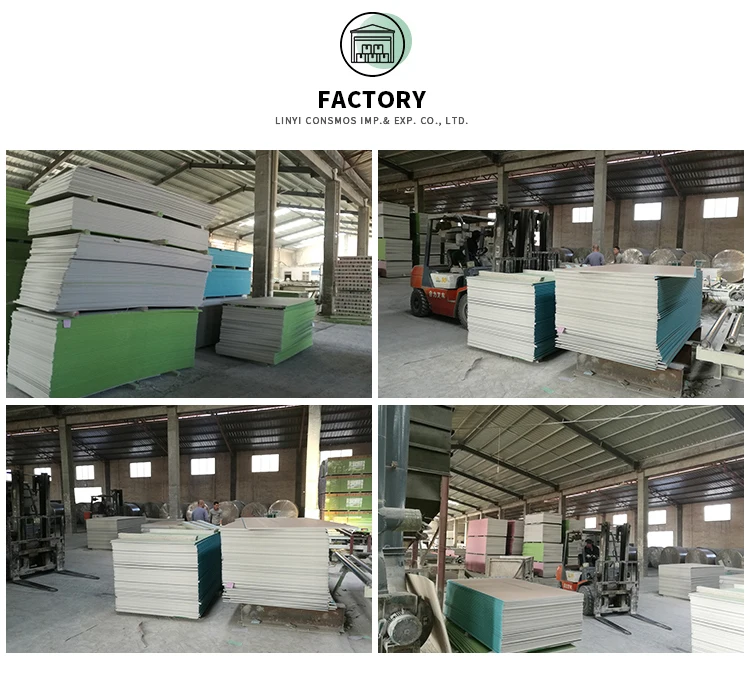 Standard Plasterboard Drywall Gypsum Board Manufacture