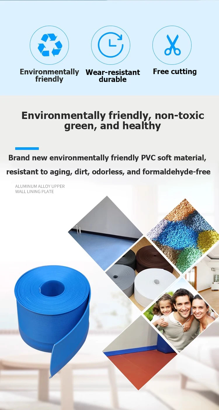 Rubber Baseboard Pvc Skirting Board Molding Floor Base Wall Torus Vinyl ...