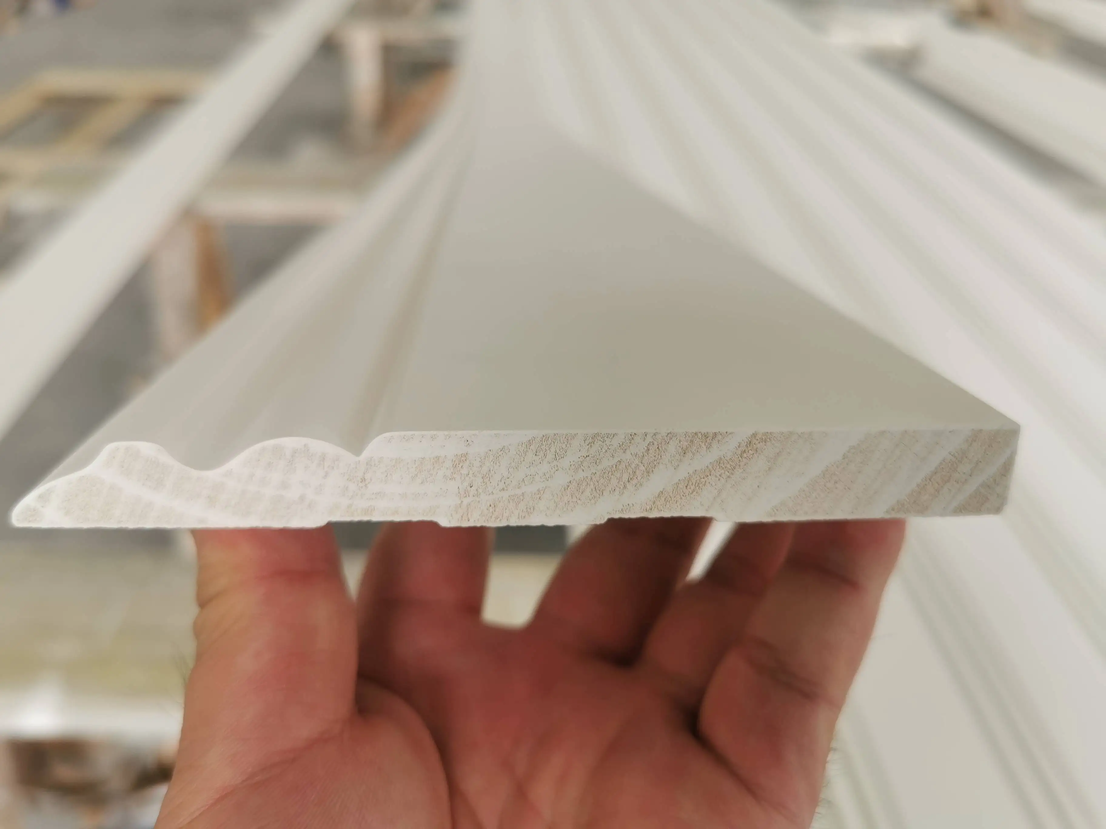 White Primed Finger Joint Pine Baseboard Wood Trim 1x2,1x4,1x6,1x8,1x10