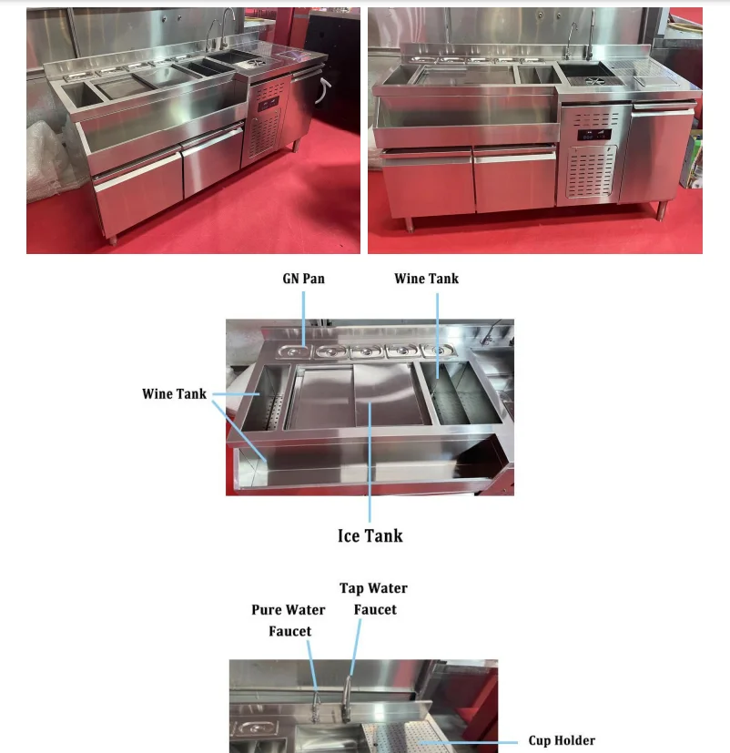 HEAVY DUTY PORTABLE BARS - Versatile Cocktail Stations