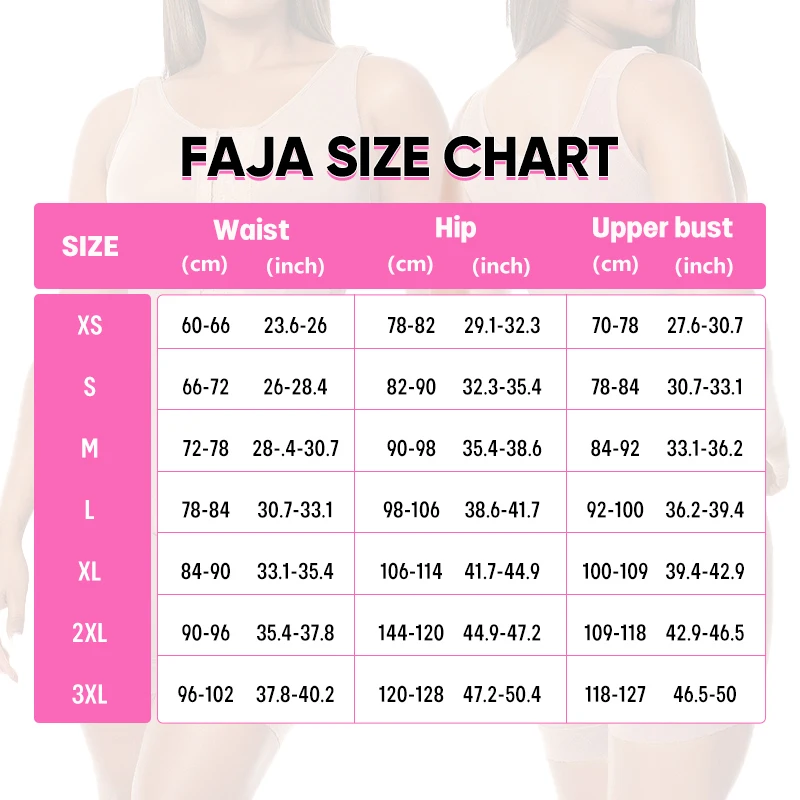 Post Surgery Full Body Shaper Waist Trainer Compression Garment Bbl ...