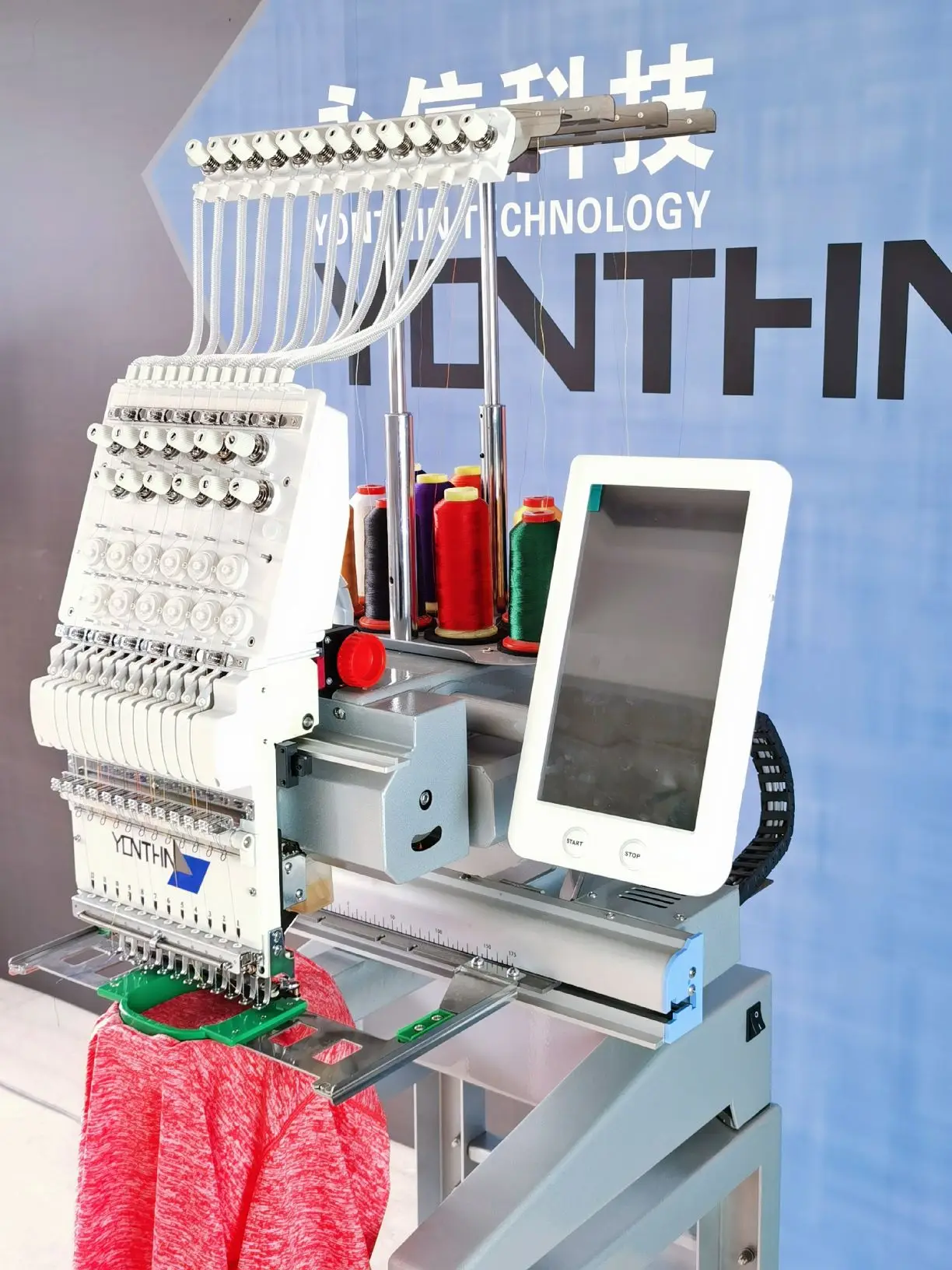 Yonthin Computerized Embroidery Sewing Machine for Hat Sales
