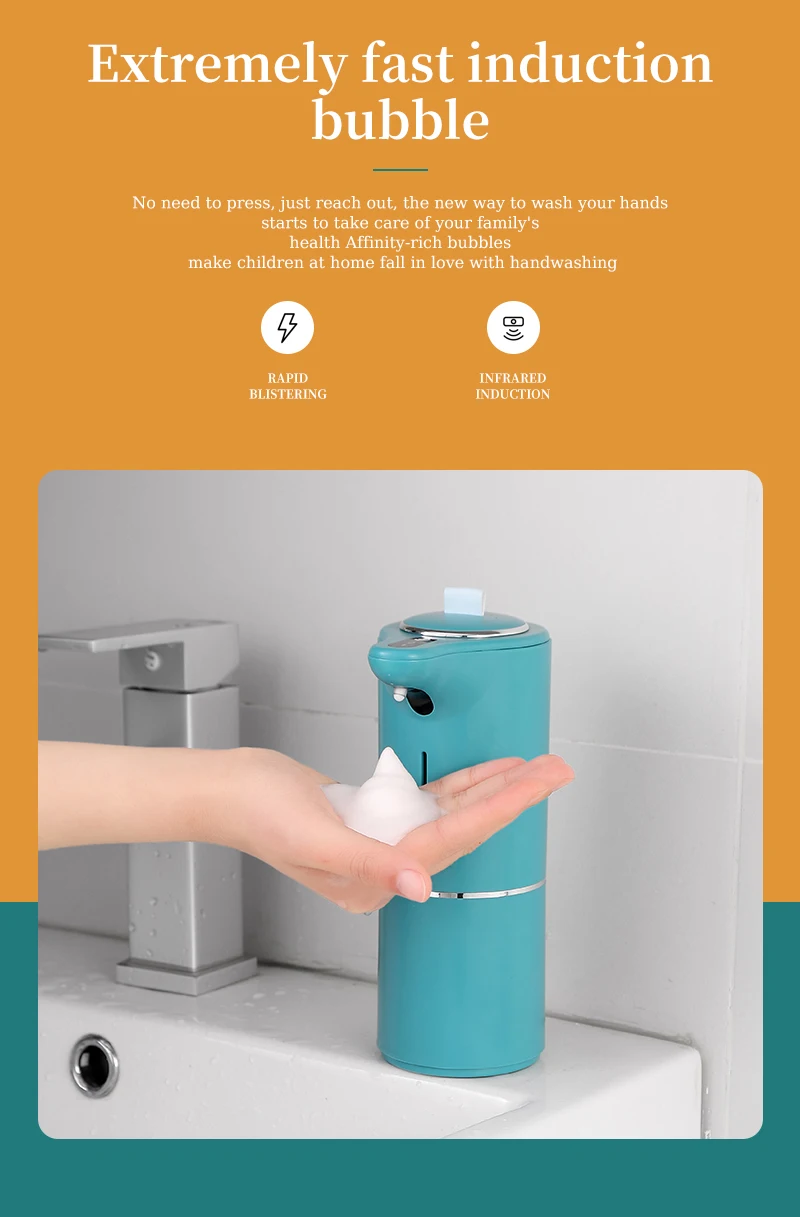 Automatic Soap Dispenser with Infrared Sensor - Portable & Efficient
