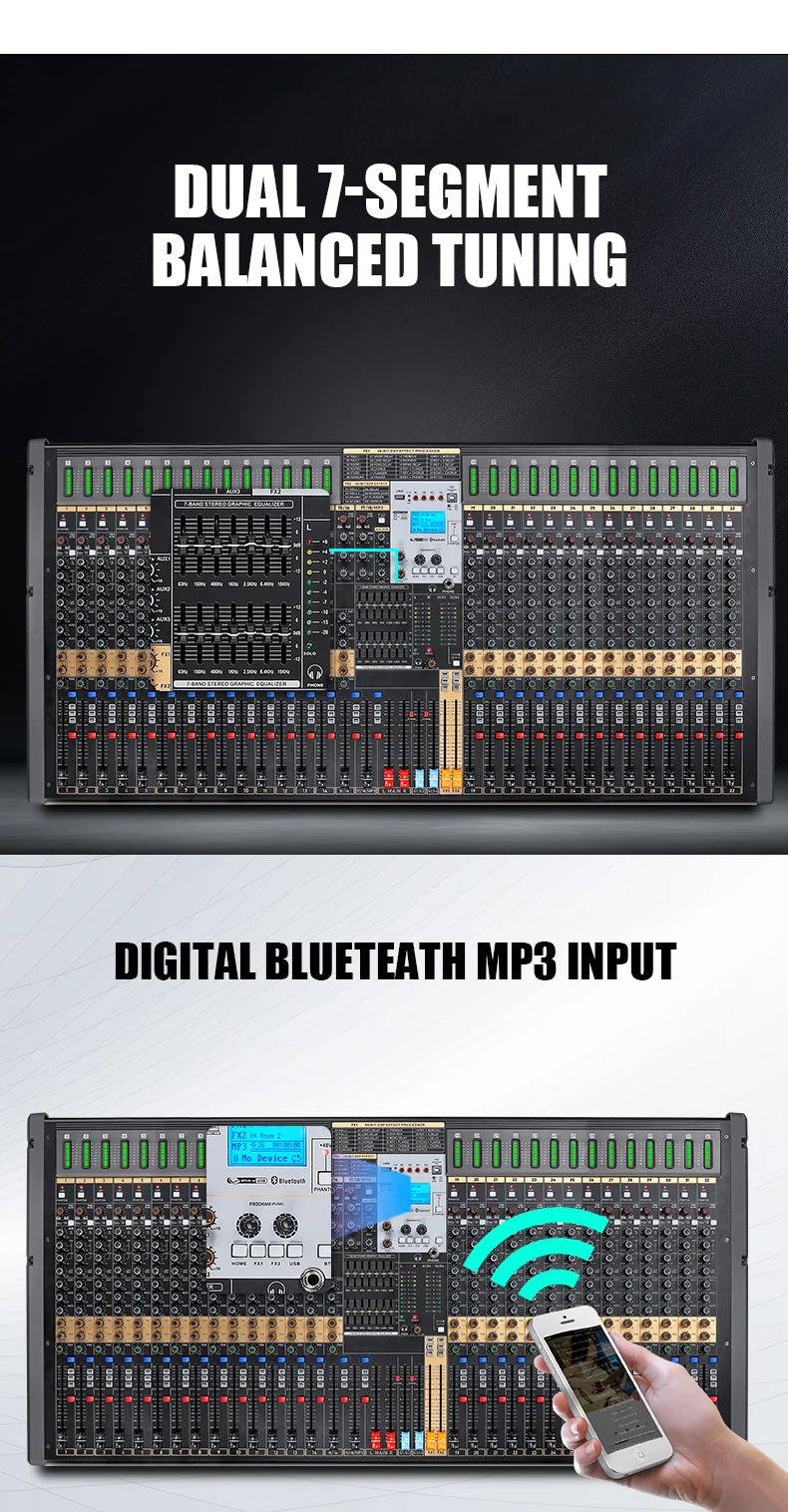 TFB-32 Professional DJ Digital Mixer - 32 Channel Audio Console