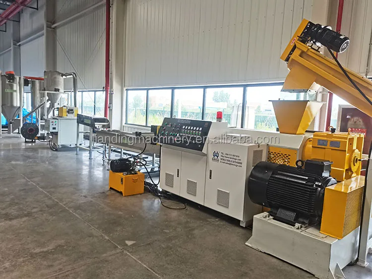 Recycled Pp Pe Plastic Pelletizing Recycling Ldpe Hdpe Film Hard ...