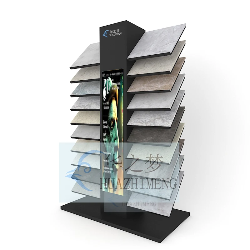 Stone Sample Flooring Display Stand Marble Granite Display Rack Metal ...