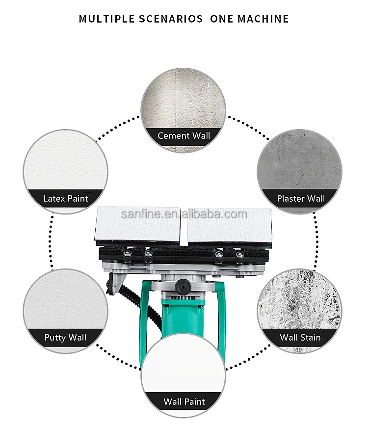 Variable Speed Drywall Corner Sander - Long Reach Triangle Sander