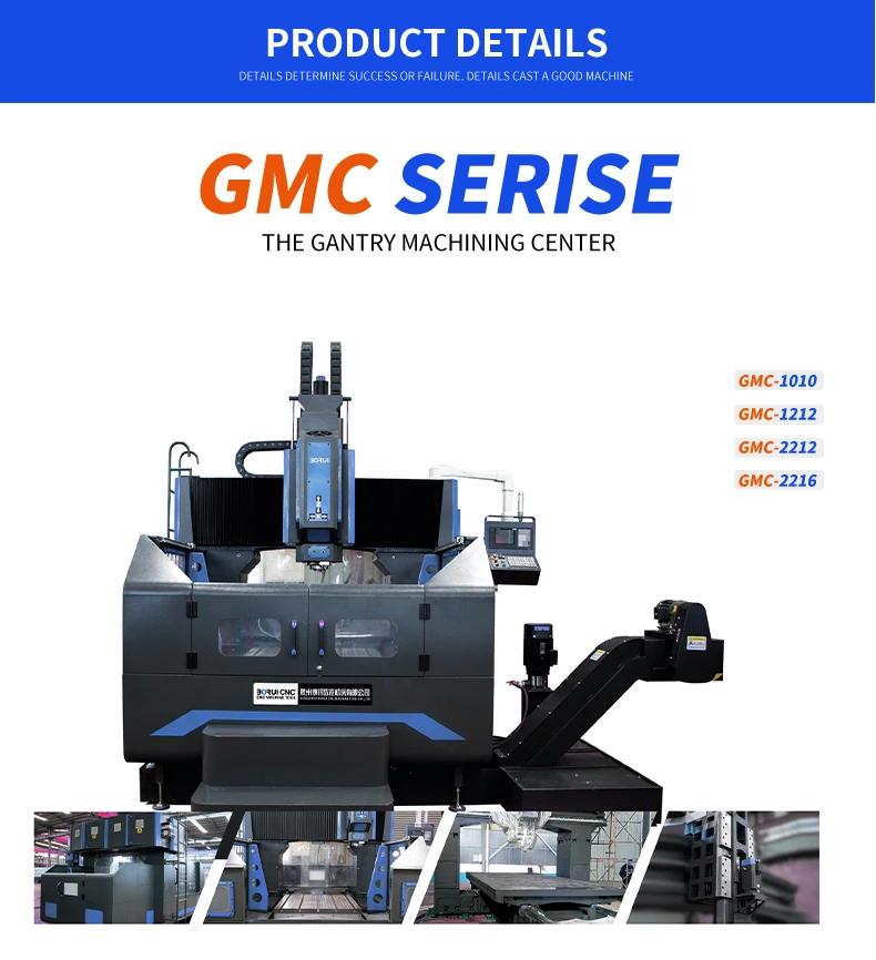 Fanuc Controller Vertical Cnc Milling Machine Gmc Series Fixed Beam ...