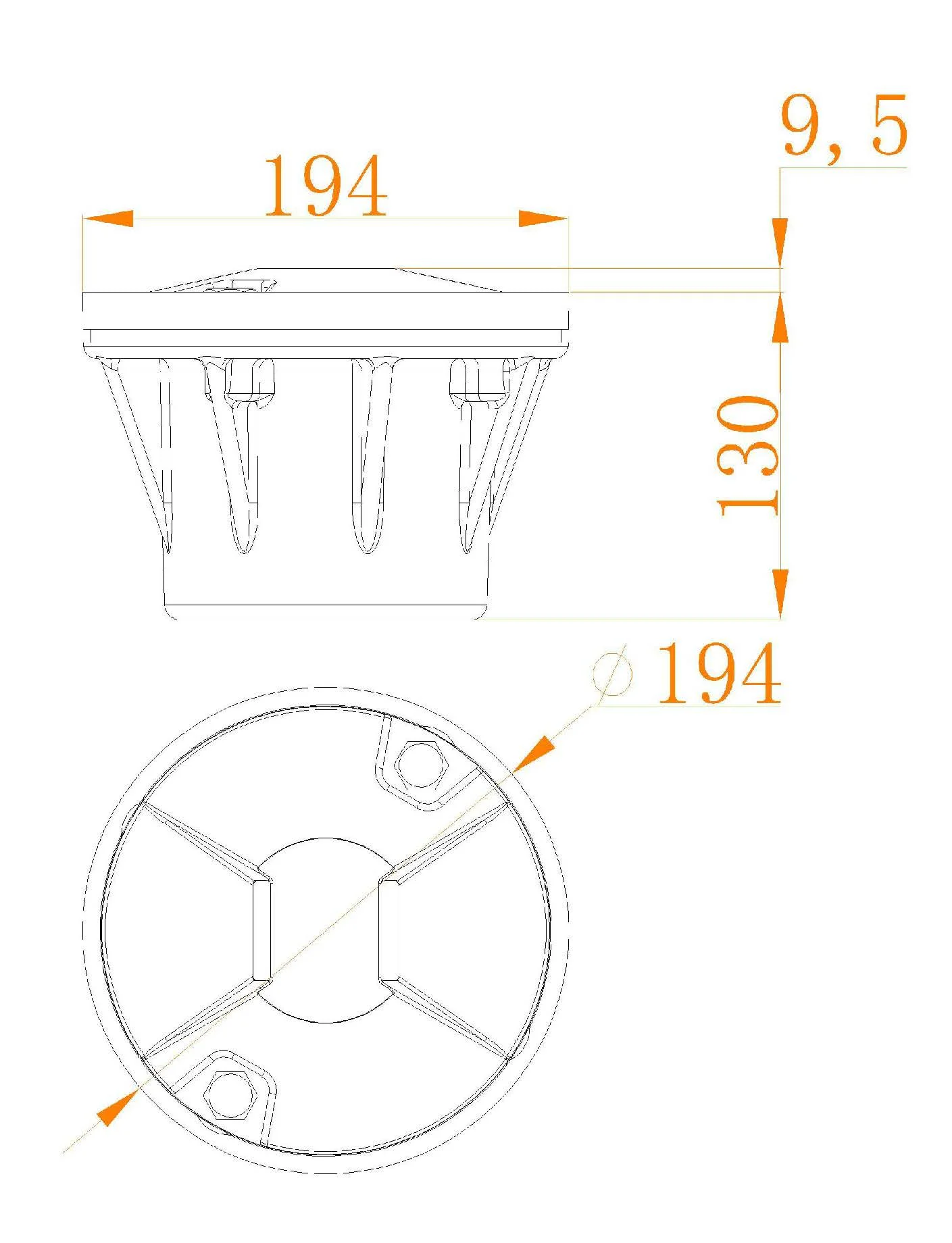 ICAO FAA LED Helipad Inset Perimeter Light IP68 Heliport Civil Airport ...