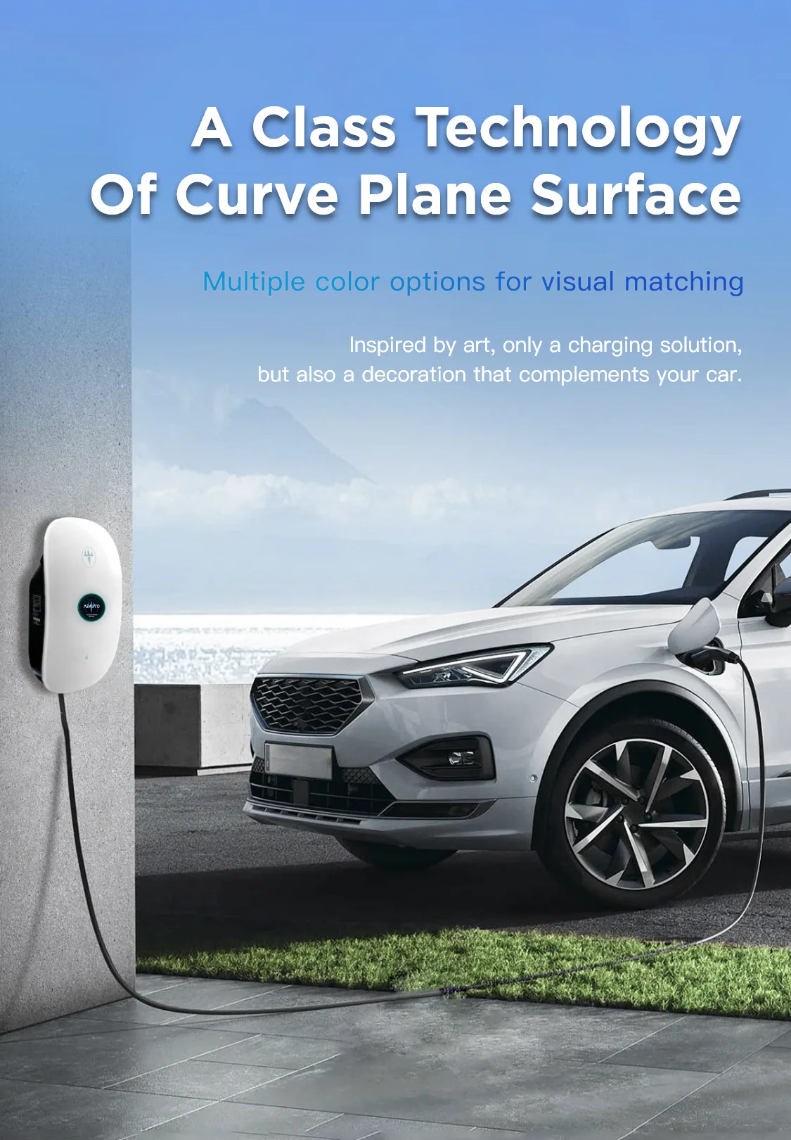 Manufacturer 7kw Commercial Ac Ev Charger Type 2 Outlet Wall Mounted ...