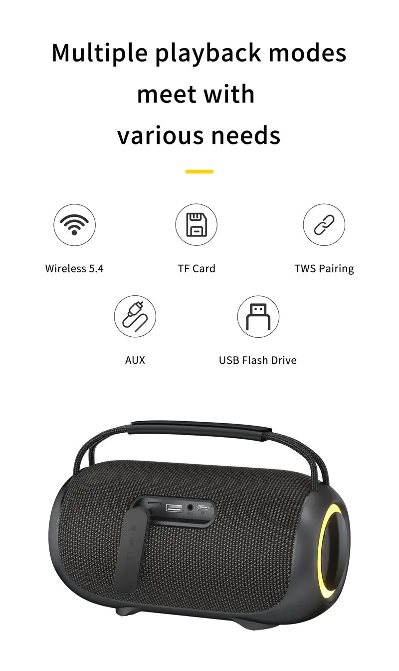 2025 New Original Outdoor Waterproof Bluetooth Speaker 40W High Quality ...