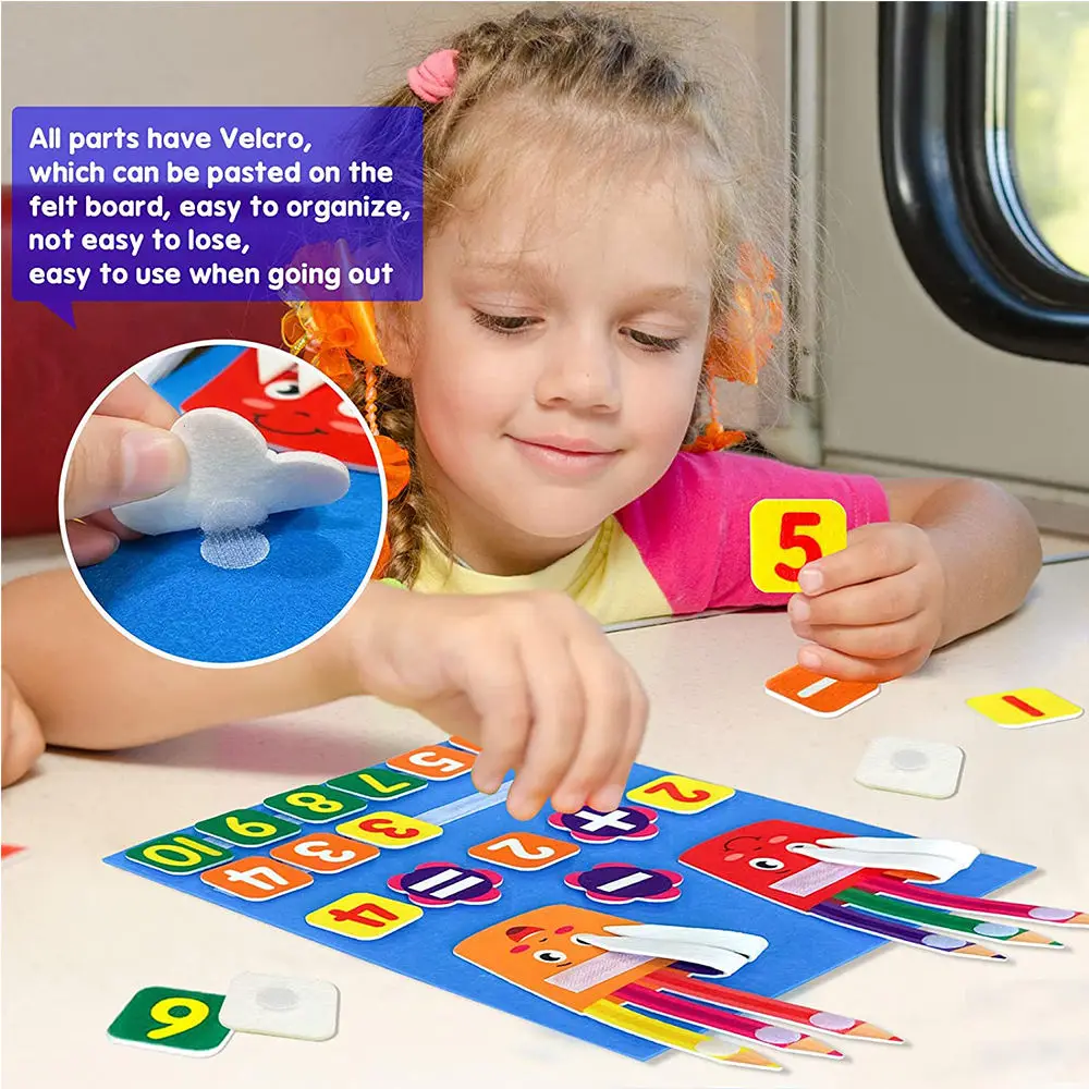 Kids Preschool Math Counters Toys Children Montessori Counting Toy ...