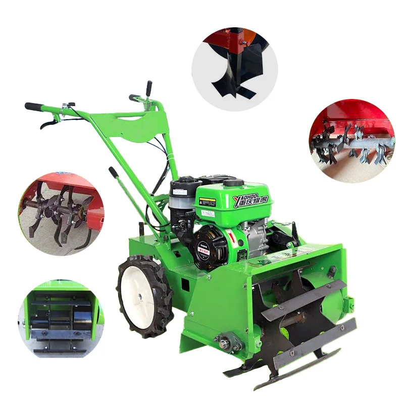 Small Multifunctional Microtiller Weeder Loosening Furrow Opener ...