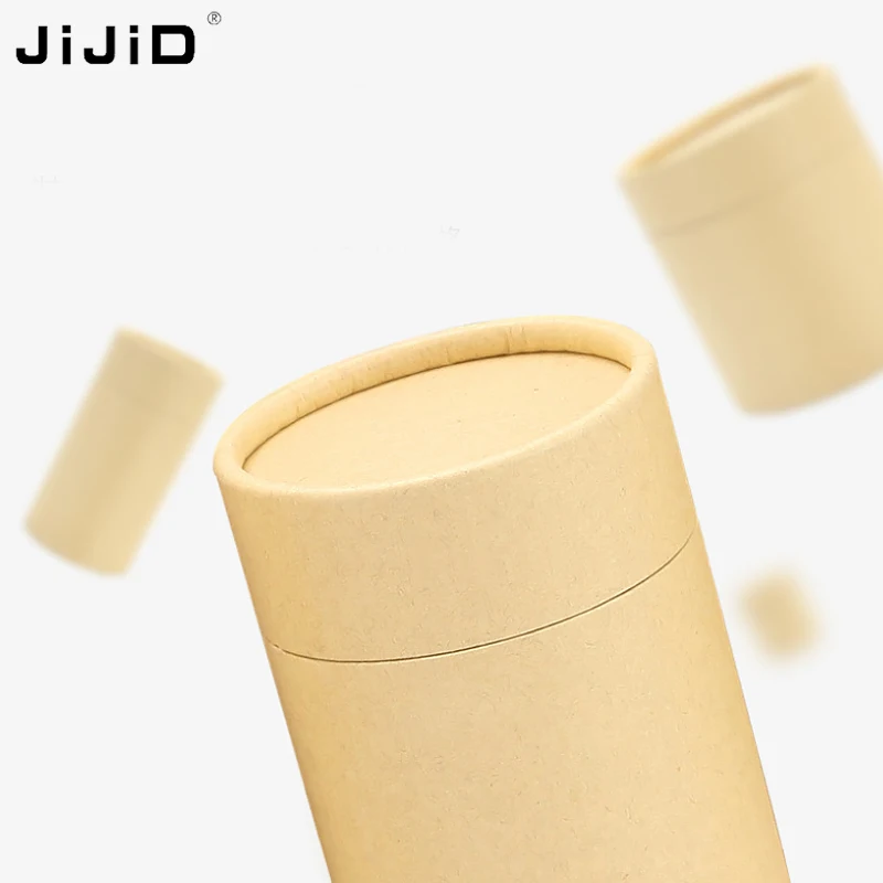 Jijid Custom Cylindrical Canister Cardboard Cylinder Round Box Paper ...