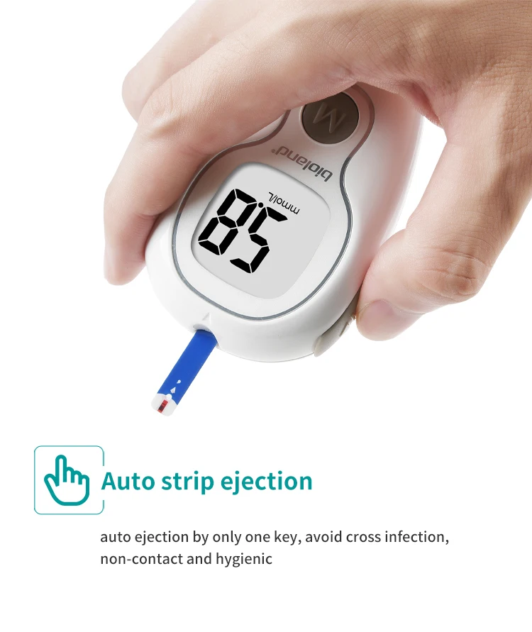 Small Blood Sample Blood Glucose Monitor Blood Glucometer Fast Testing ...