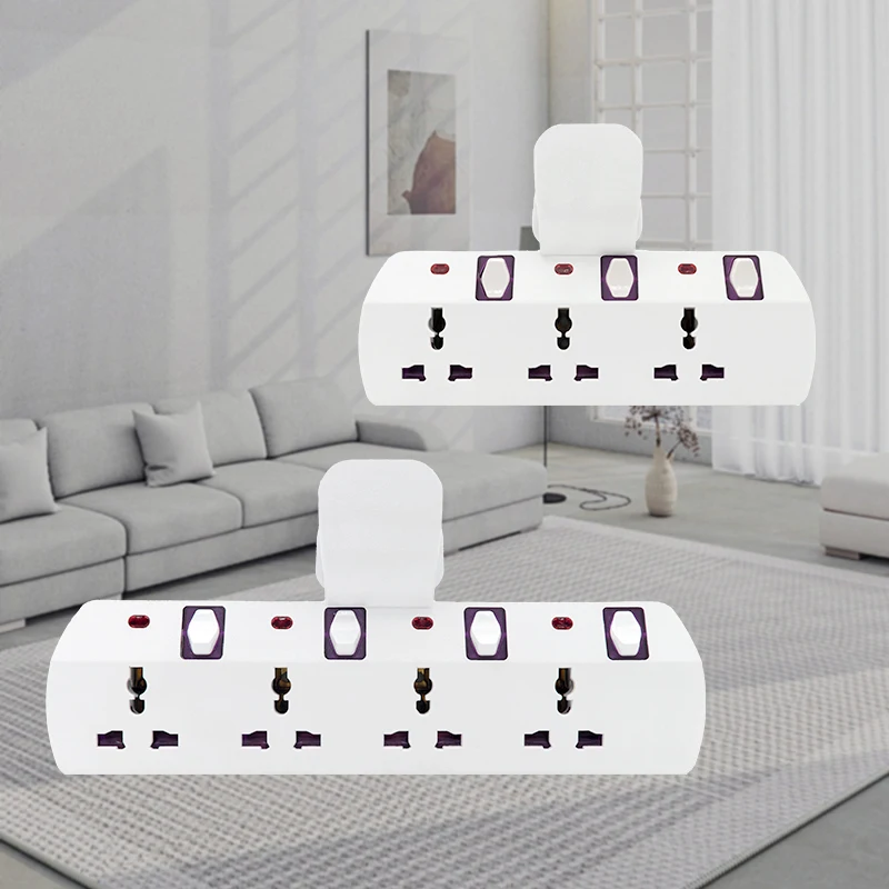 4 Way Plug Adapters with Safety Door Protector| Alibaba.com