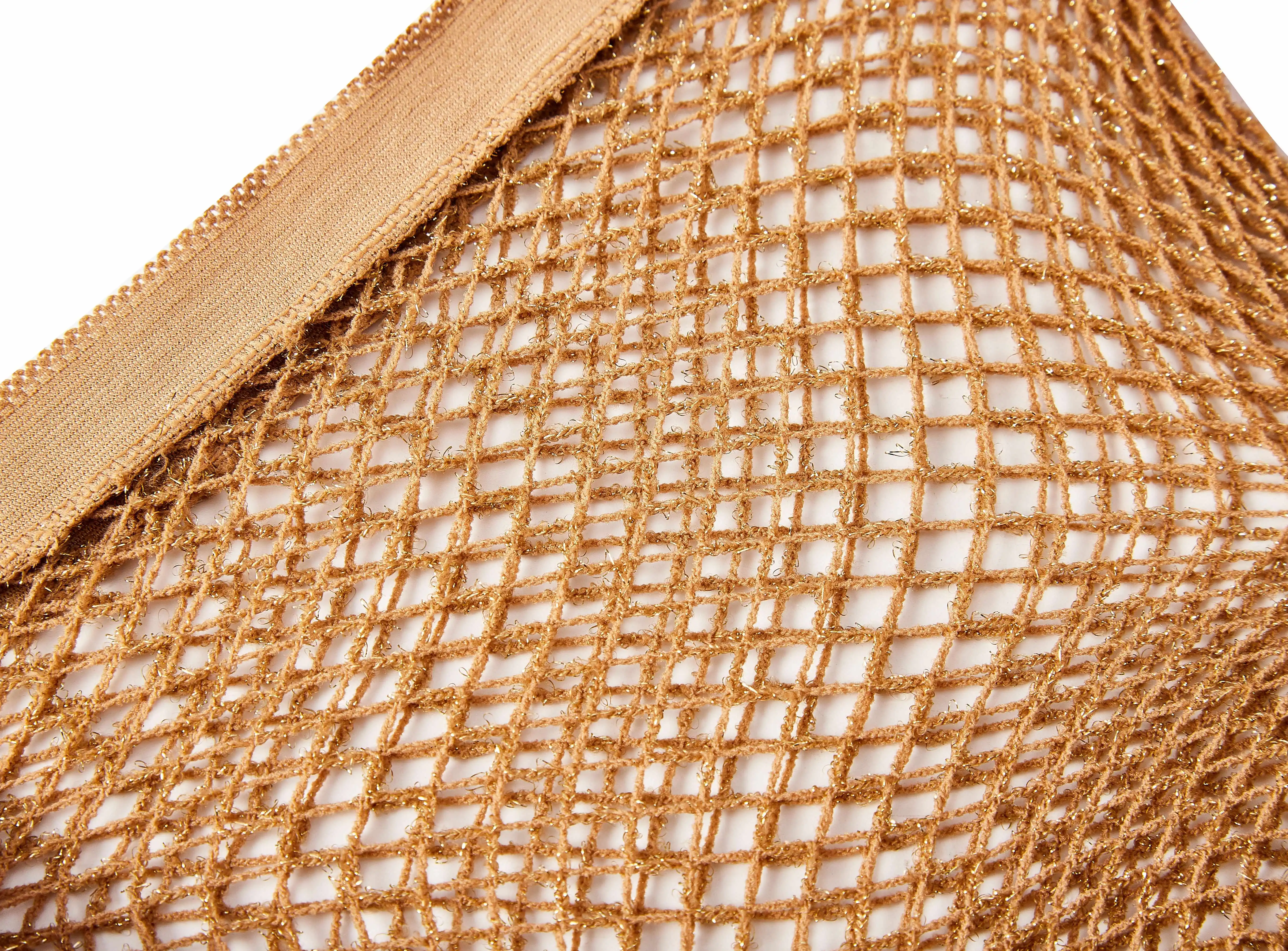 Plus Size V-Cut Carnival Stockings - Glitter Fishnet Tights