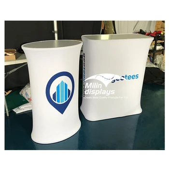 Fabric Pop Up Counter Display For Trade Show Portable Exhibition ...