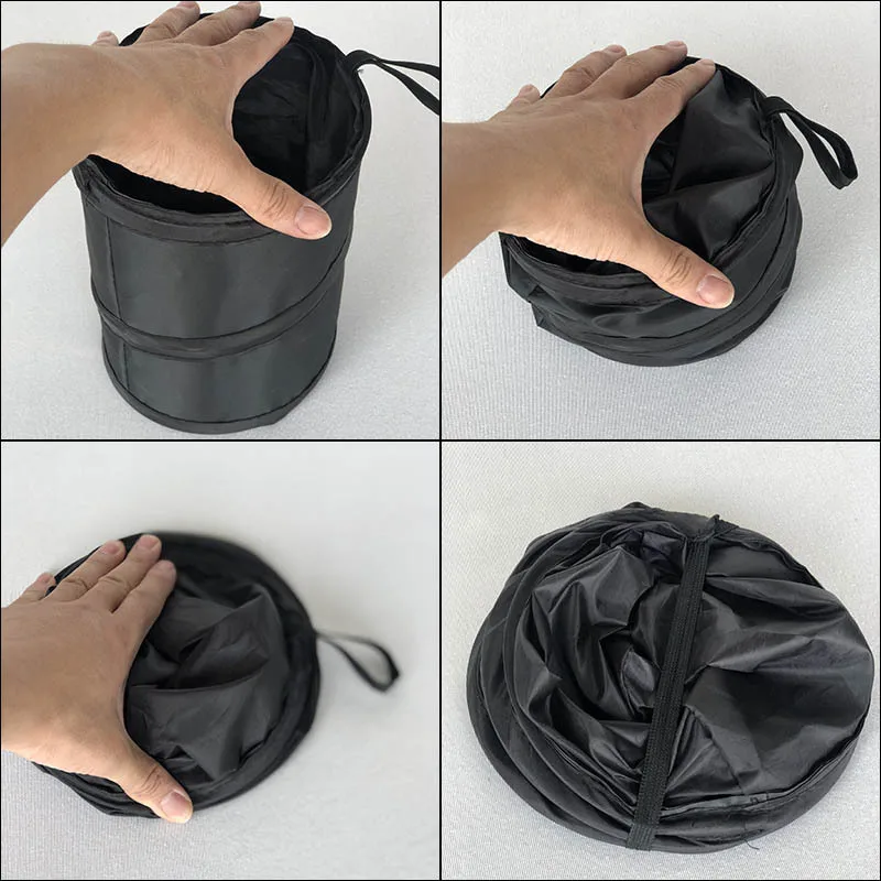 Portable Waterproof Collapsible Pop Up Car Trash Garbage Rubbish Bin ...