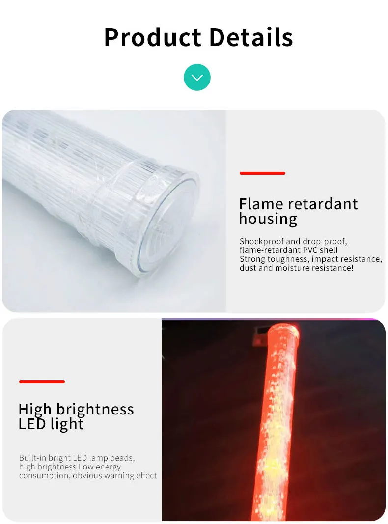 Longju LJ-114A - Durable and Versatile Emergency LED Wand