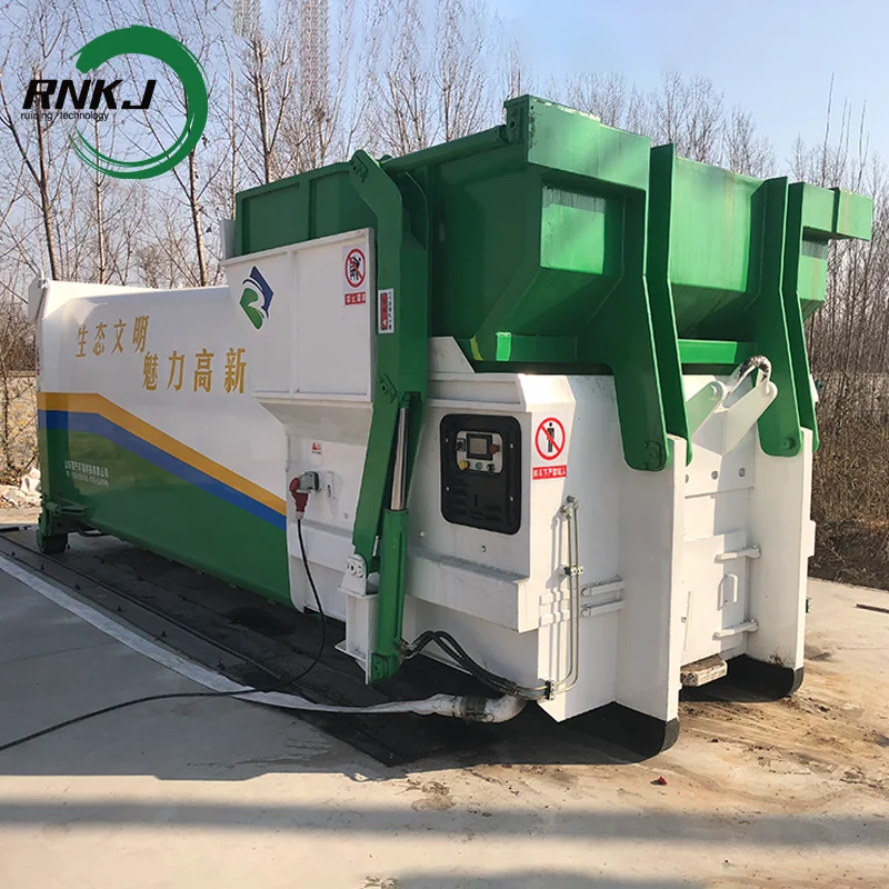 RNKJ trash bins garbage compactor ship garbage manufacturers operation ...