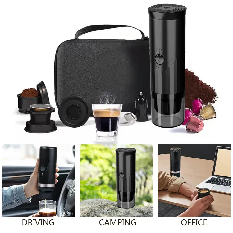 Mini Fully Automatic Espresso Coffee Machine Tk03 Usb Aluminum 90 5v 640g For Home Use Hotels