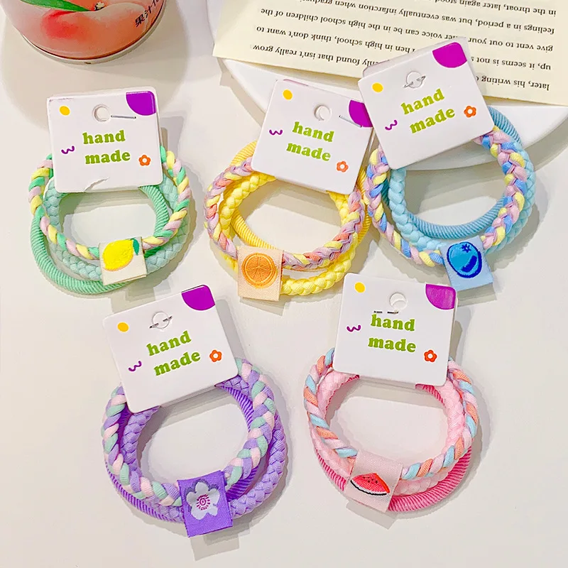 3 Pcs/sets Braided Headband Simple High Elasticity Hair Ties Ring High ...