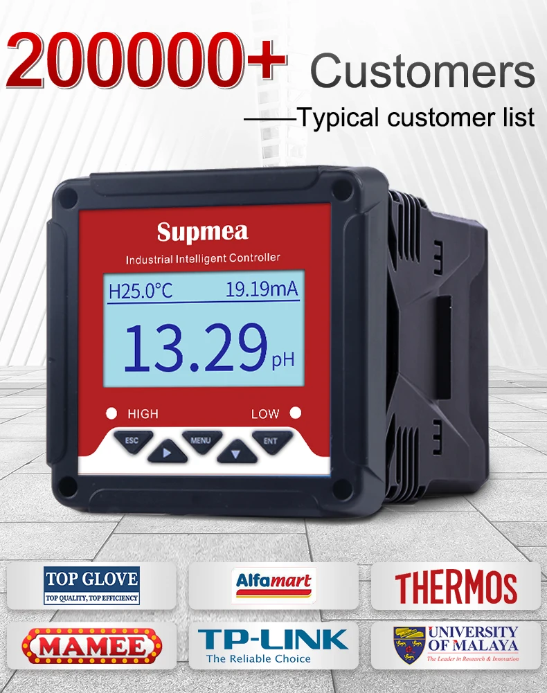 Professional Supmea PH Meter Sensor Customizable Plastic ph Glass ...