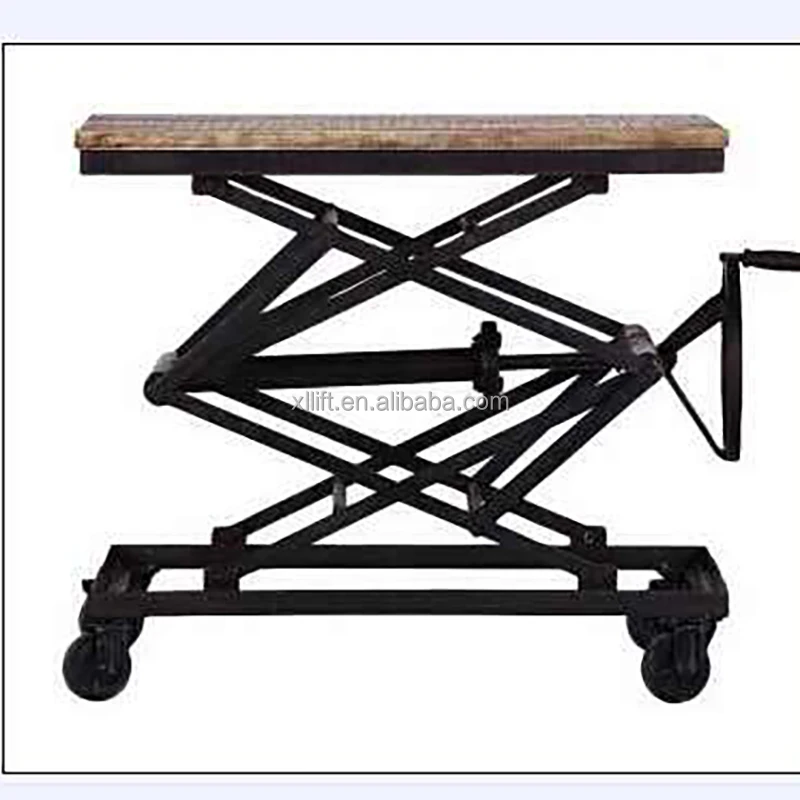 Forklift Portable Manual Hydraulic Lifting Platform Small Scissor Lift ...