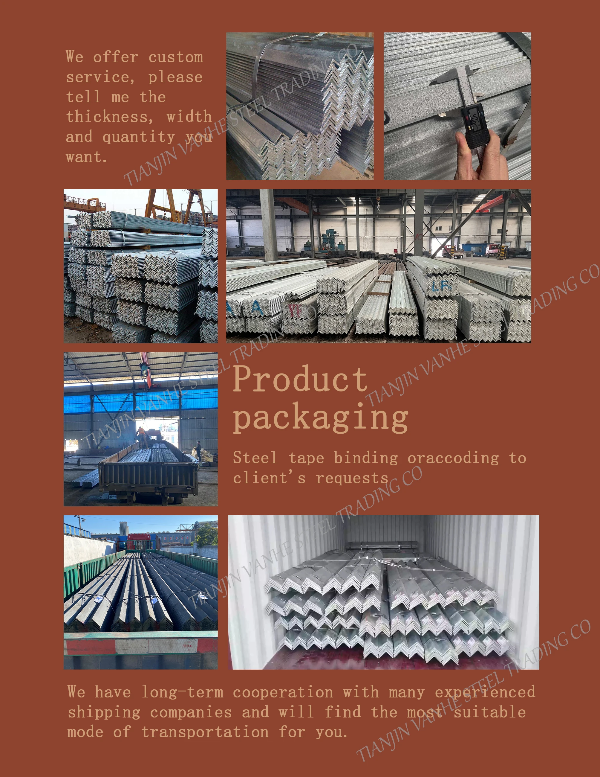 Prime Quality Slotted Angle Iron Bar/hot Rolled Ms Angel Steel Profile ...