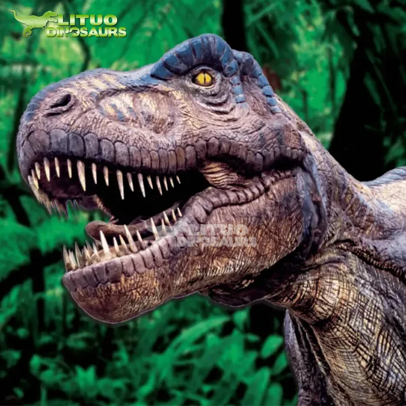 Alibaba.com: Realistic life-size animatronic T-rex dinosaur replica with CE, BV, ISO ...