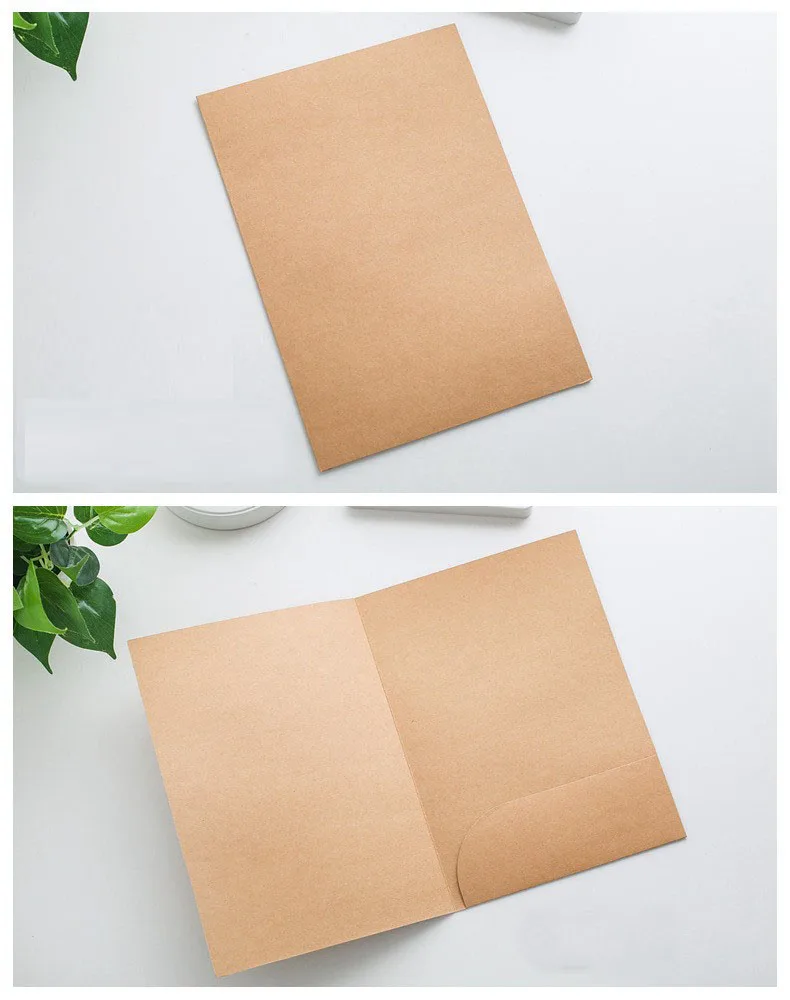 Custom Recycled A4 Cardboard Folder Document File For Promotion - Buy ...