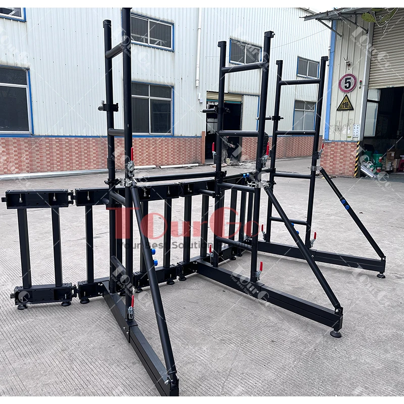 Aluminum LED Video Wall Truss Ground Support Stack System