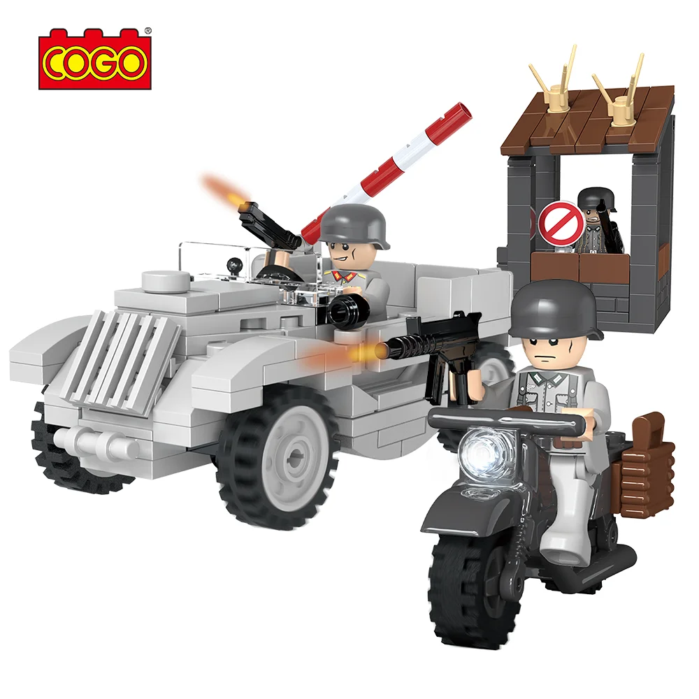 COGO 3D Plastic Fighting Vehicle Build Blocks Children Construction ...