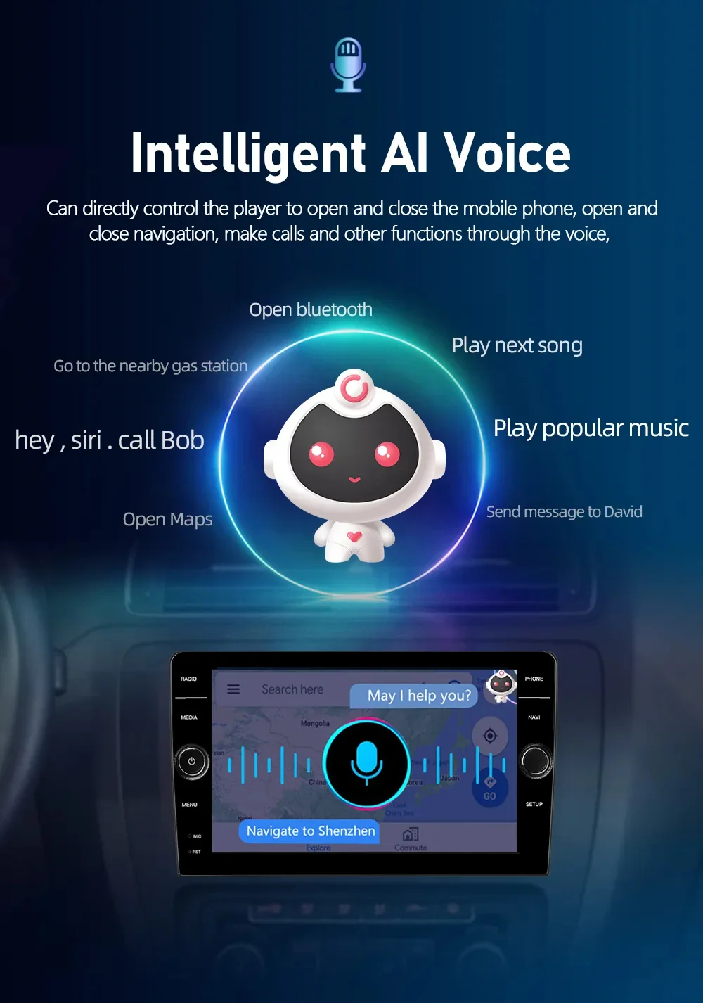 Android 9 Inch Car Radio HD Touchscreen for 2009-2014 TOYOTA MATRIX LHD ...