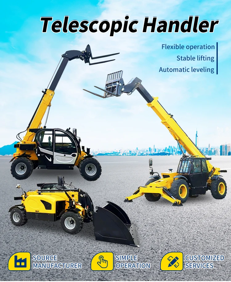 High Quality Telescopic Boom Forklift with Precision Welding Ensuring ...