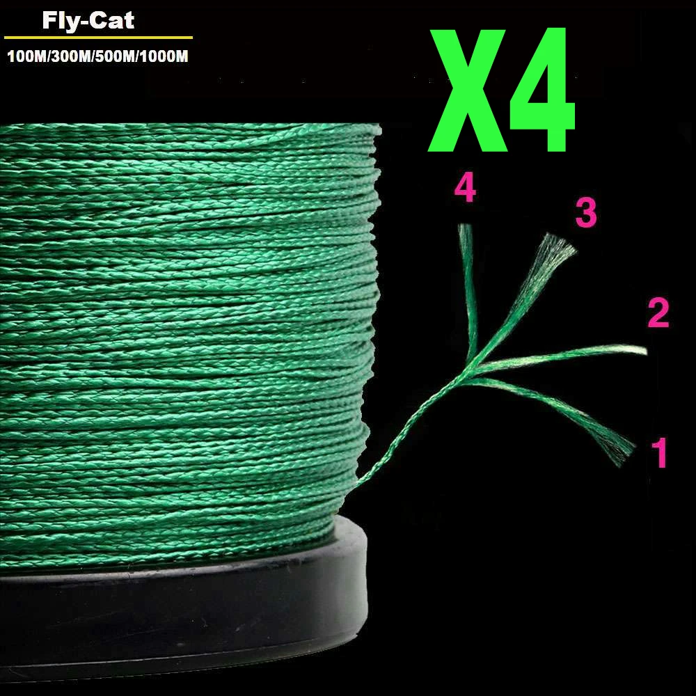 10*100m Connected Spool Pe Braided Fishing Line Super Strong High ...