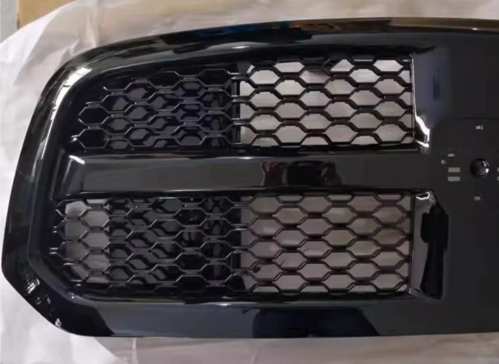 Gloss Black Grill Mask Grid Radiator Grille Assembly For Dodge Ram 1500 ...