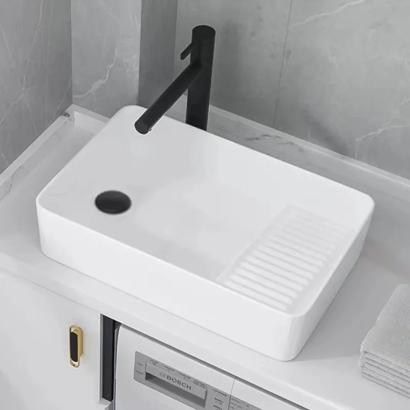 Small Balcony Wash Basin White Wash Basin Manufacturer Ceramic Counter ...