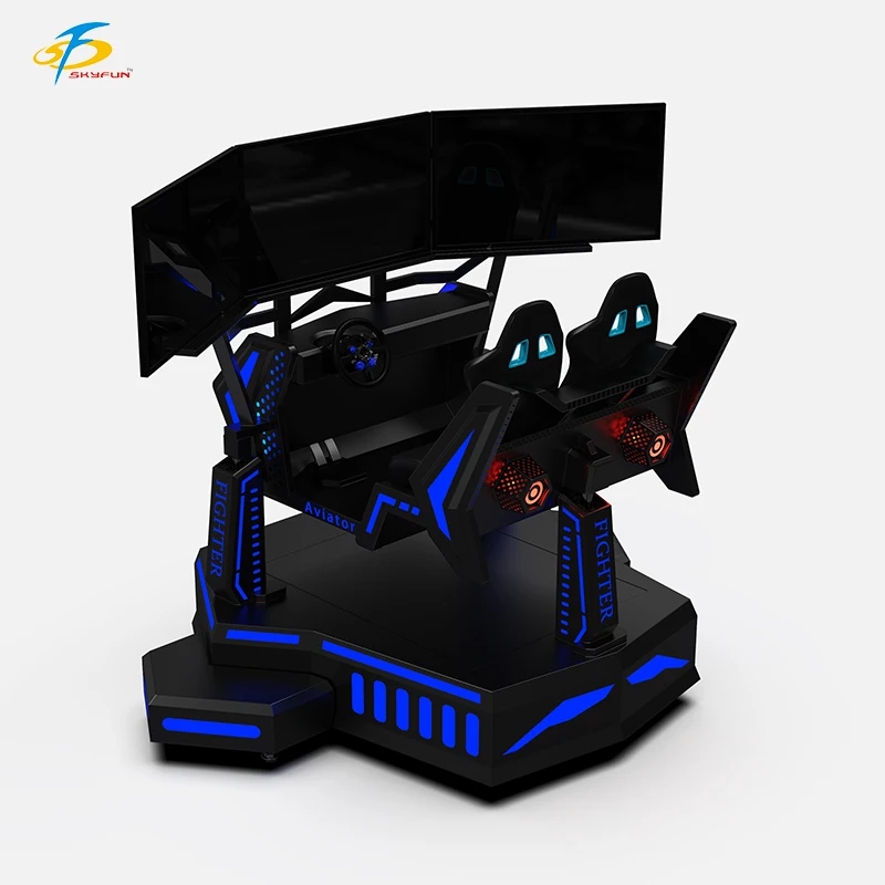Factory Custom VR Racing Simulator 3 Screen F1 Simulator Motion 9D VR ...