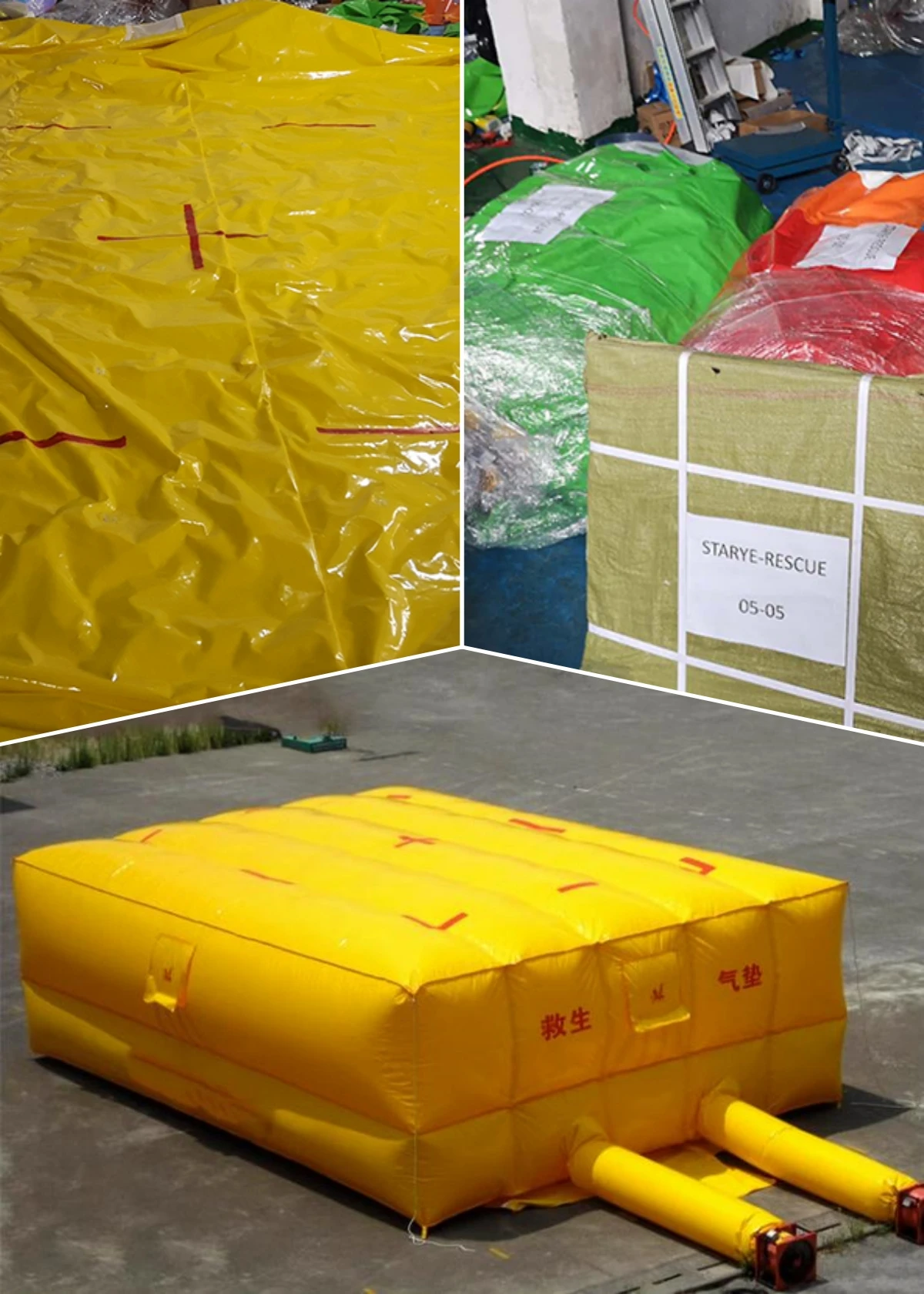 Inflatable Rescue Jump Cushion - Safety & Emergency Aid